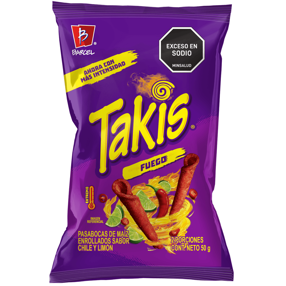 TAKIS FLOW BAR 50G FUEGO – Supermercados Supermu