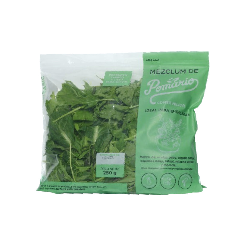 MEZCLUM ENSALADA 250G POMARIO – Supermercados Supermu