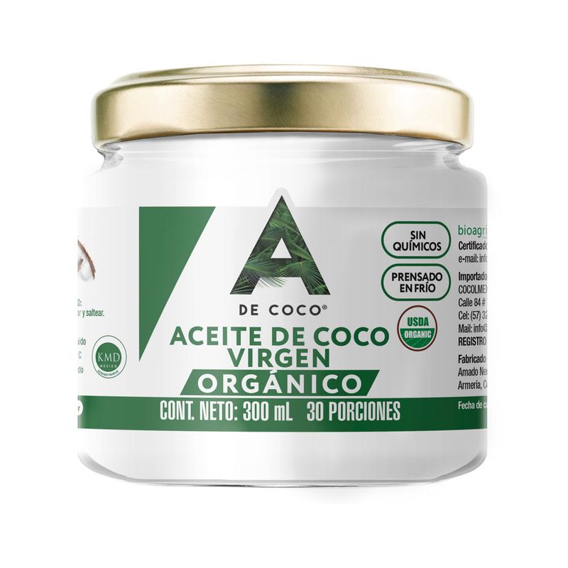 ACEITE COCO COCOLMEX 300ML ORG – Supermercados Supermu - antes La Vaquita