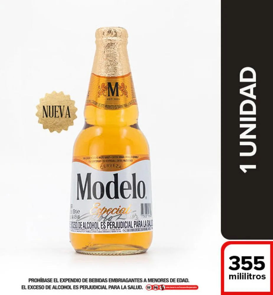 CERVEZA MODELO 355ML NRB – Supermercados Supermu