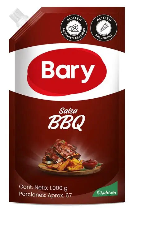SALSA BBQ BARY 1000G DOY PACK – Supermercados Supermu