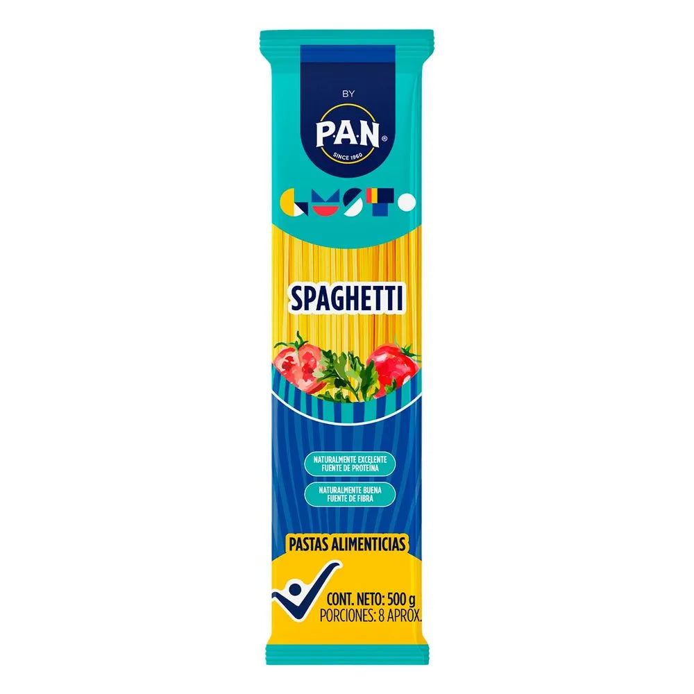 PASTAS PAN 500G SPAGUETTI – Supermercados Supermu