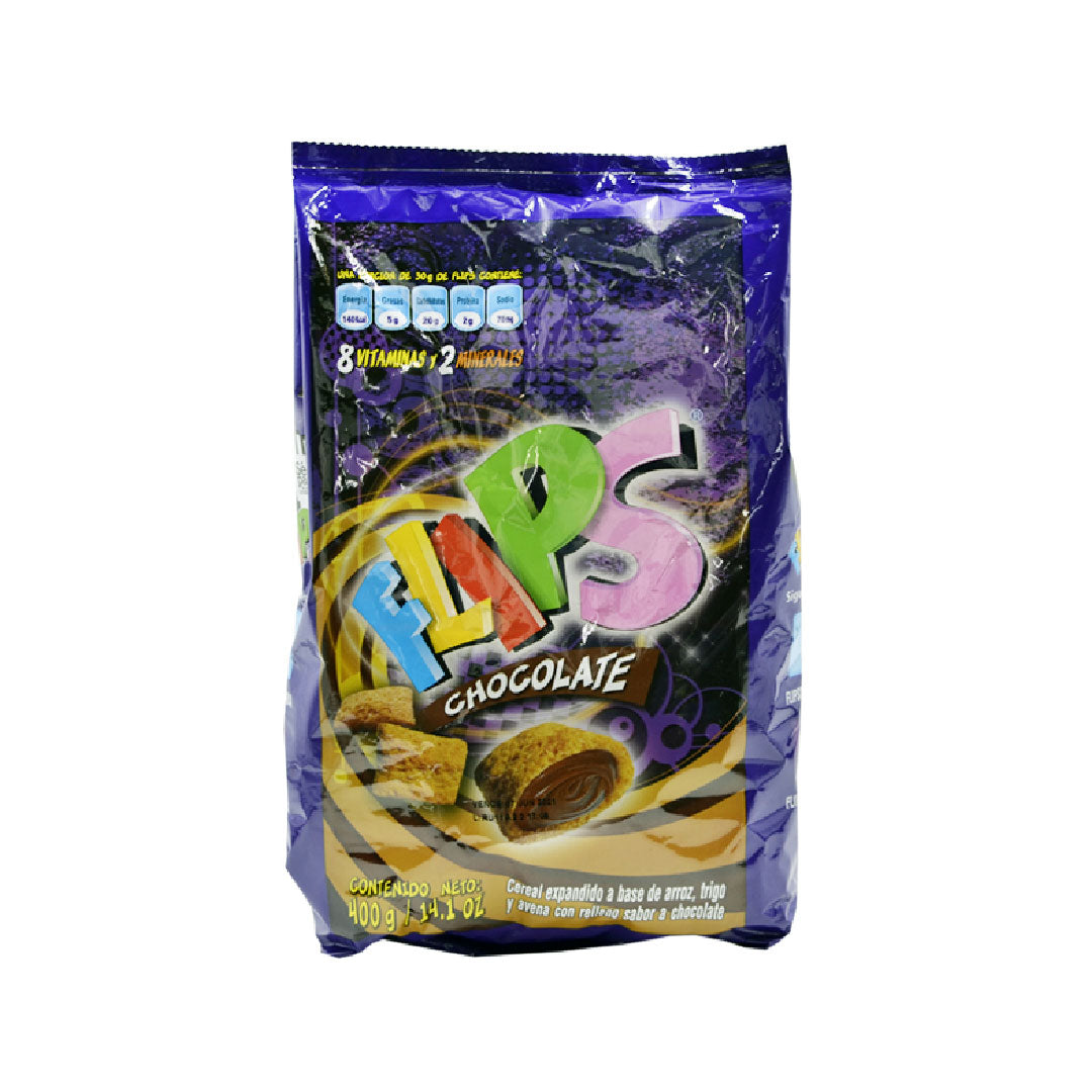 CEREAL FLIPS 400G CHOCOLATE – Supermercados Supermu