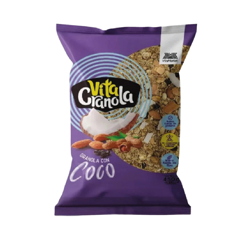 GRANOLA VITAMARKET 450G COCO – Supermercados Supermu