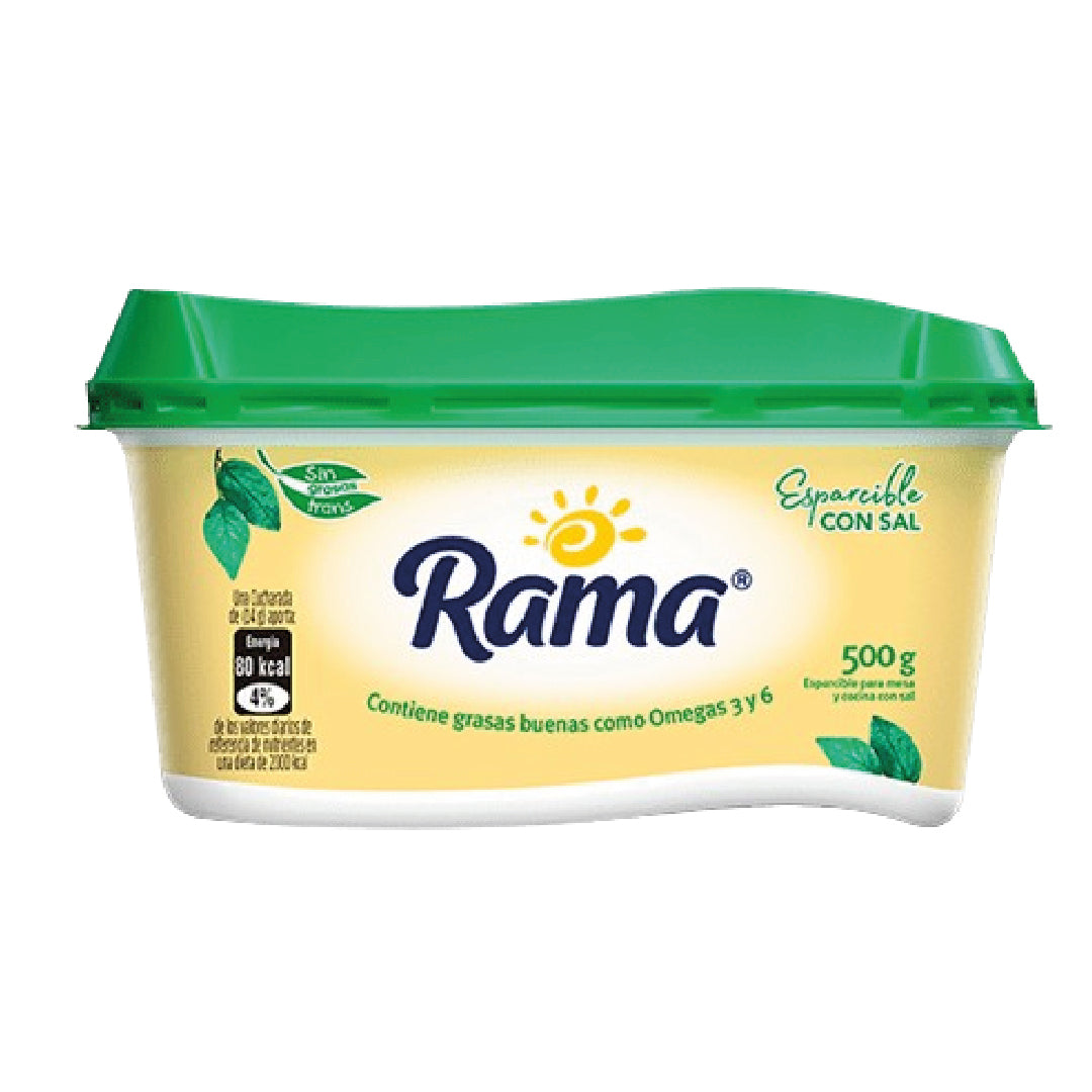 MARGARINA RAMA 500G CON SAL – Supermercados Supermu - antes La Vaquita