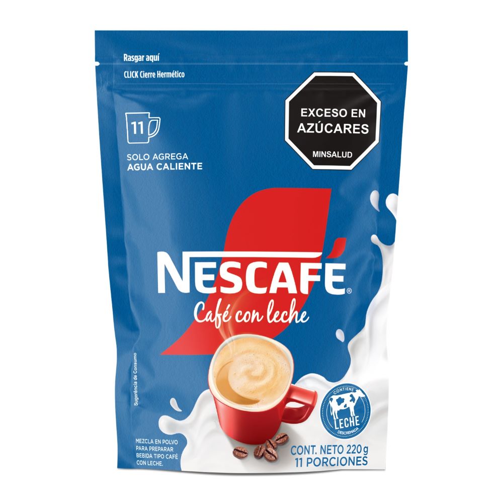 CAFE NESCAFE 220G CON LECHE – Supermercados Supermu