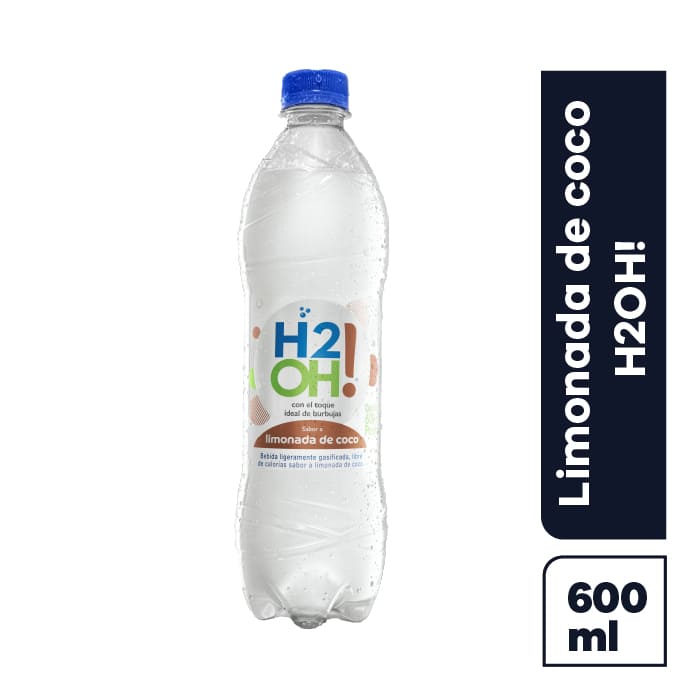 AGUA H2O 600ML LIMONADA DE COCO – Supermercados Supermu