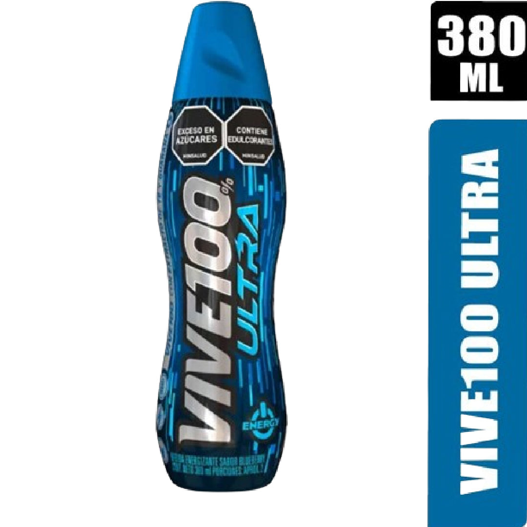 BEBIDA ENERGI VIVE100 ULTRA 380ML – Supermercados Supermu