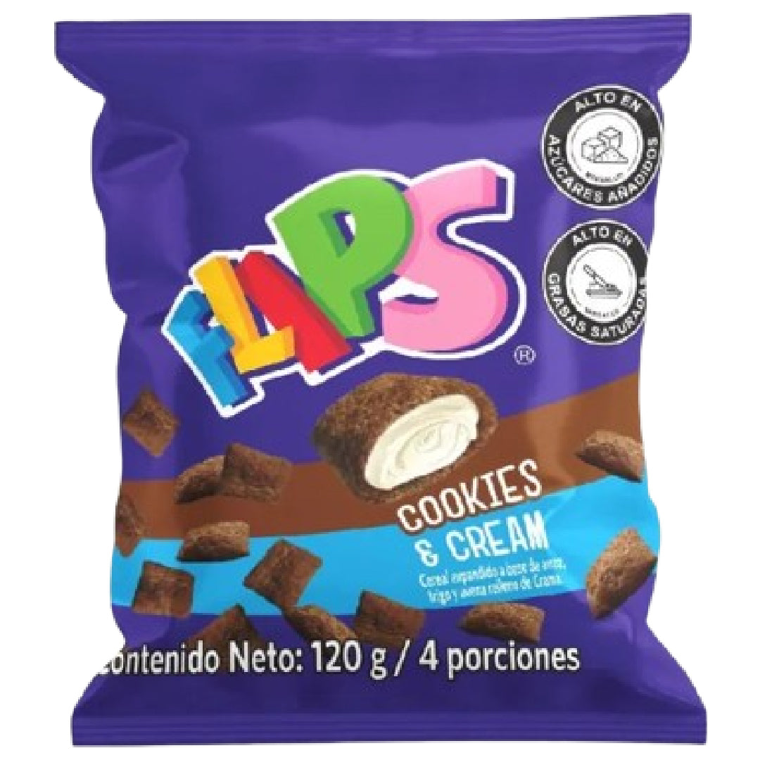 CEREAL FLIPS 120G COOKIES – Supermercados Supermu - antes La Vaquita