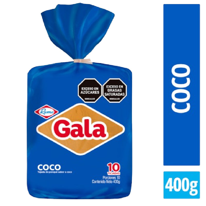 PONQUE GALA RAMO 10U 400G COCO – Supermercados Supermu - antes La Vaquita