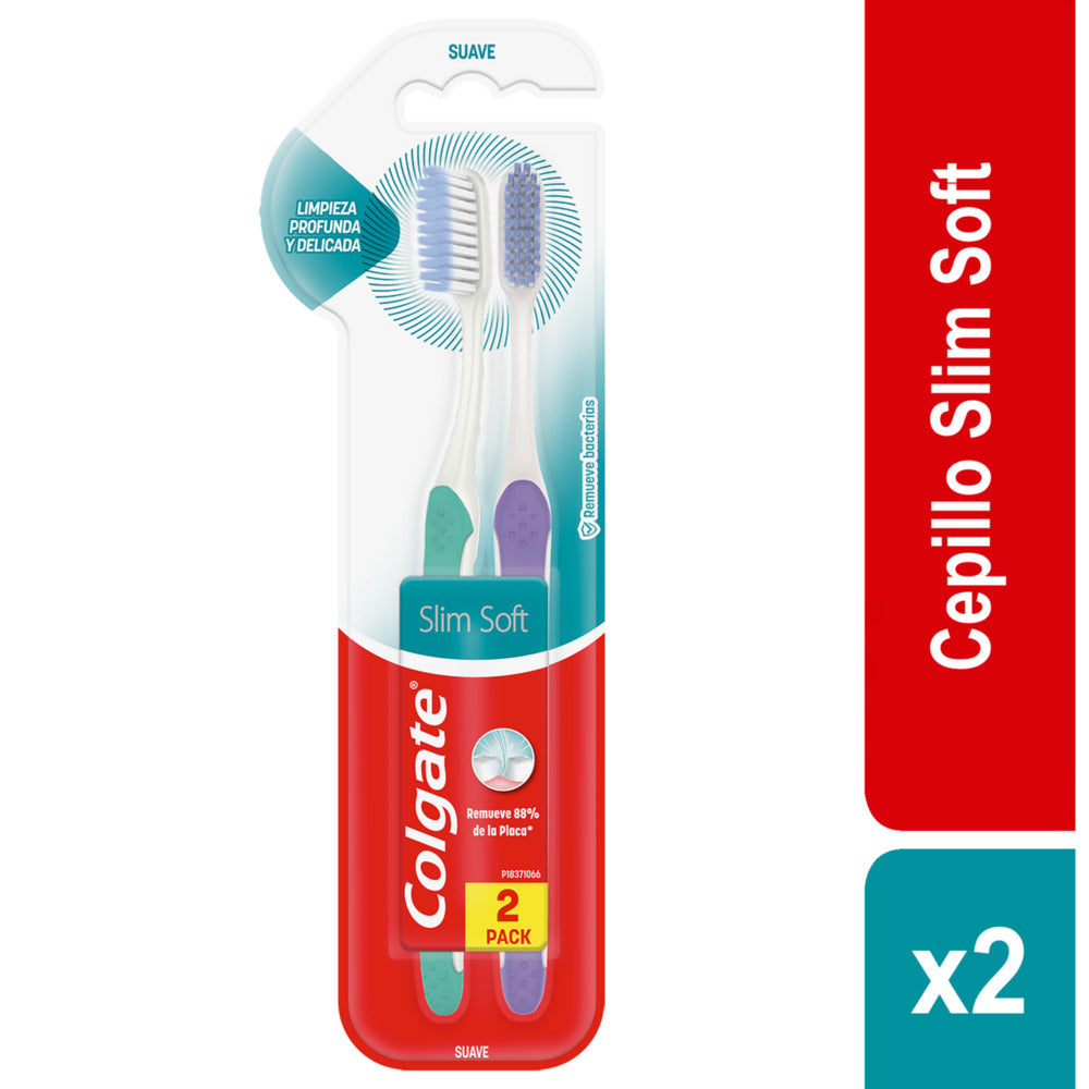 CEPILLO DE DIENTES COLGATE 2X1 SLIMSOFT – Supermercados Supermu