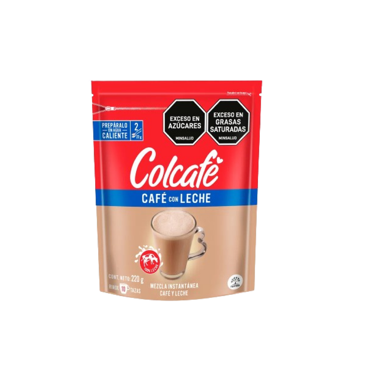 COLCAFE CAFÉ CON LECHE 220G DOYPACK – Supermercados Supermu
