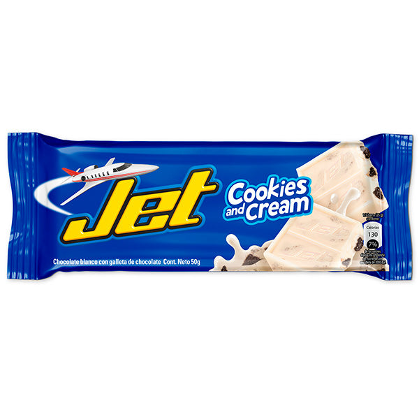CHOCOLATINA JET 50G COOKIES AND CREAM – Supermercados Supermu - antes ...
