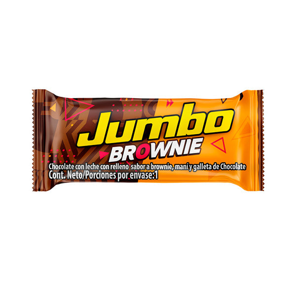 CHOCOLATINA JUMBO 18G BROWNIE – Supermercados Supermu