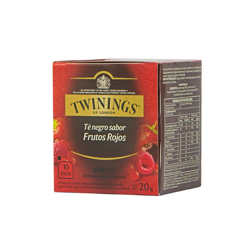 TE FRUTOS ROJOS TWININGS 10 SOBRES 20G – Supermercados Supermu - antes ...